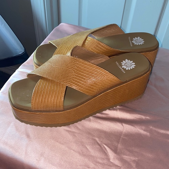 Yellow Box | Shoes | Yellow Box Women Jodee Platform Slipon Sandals ...